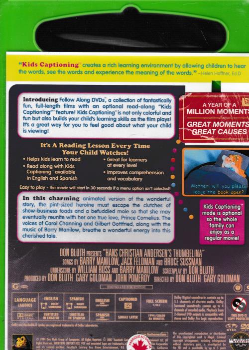 Thumbelina: Follow Along – NeverDieMedia