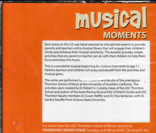 Musical Moments: Activities For Kids, Parents And Teachers – NeverDieMedia