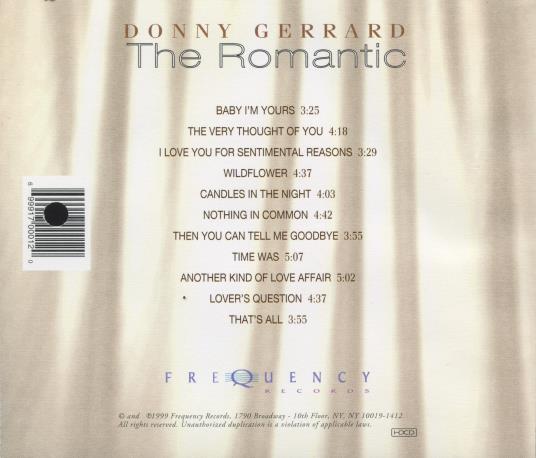 Donny Gerrard: The Romantic – NeverDieMedia