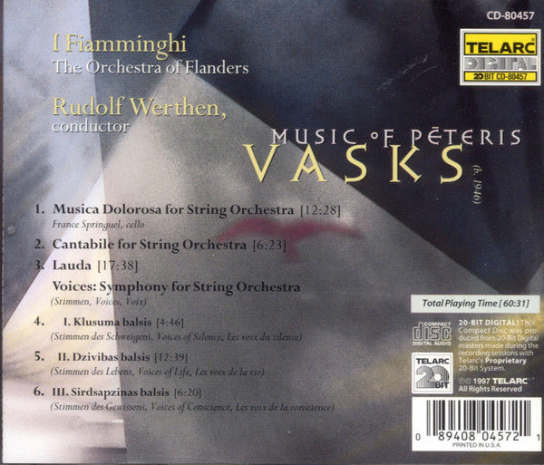 Pertis Vasks: Music Of Pertis Vasks w/ Saw Cut – NeverDieMedia