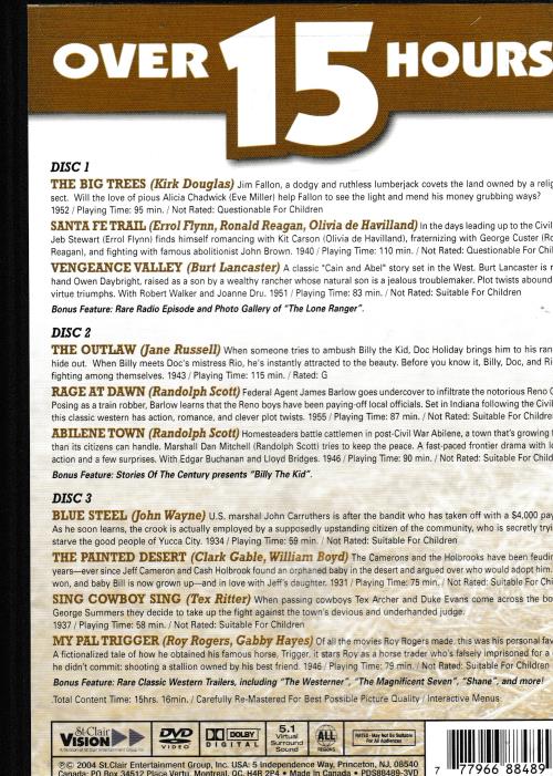 Classic Western Collection 3-Disc Set – NeverDieMedia