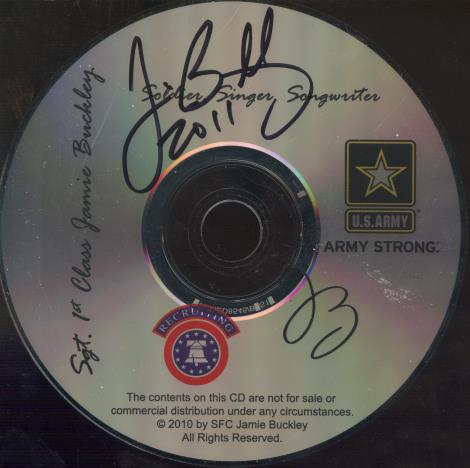 Sgt. 1st Class Jamie Buckley: Soldier, Singer, Songwriter Signed ...