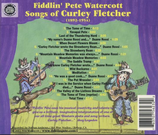 Fiddlin' Pete Watercott: Songs Of Curley Fletcher – NeverDieMedia