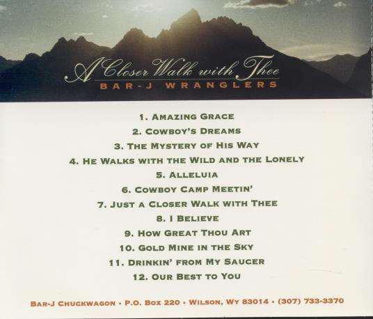 Bar-J Wranglers: A Closer Walk With Thee – NeverDieMedia