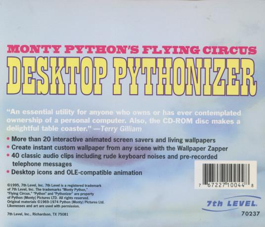Monty Python Desktop Pythonizer – NeverDieMedia