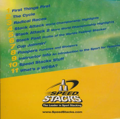 Fast Stack: Speed Stacks Stacker Training DVD – NeverDieMedia