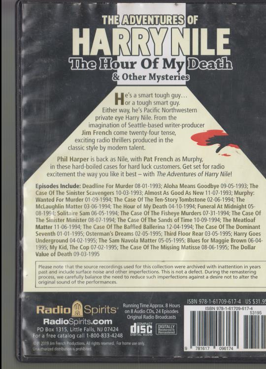 The Adventures Of Harry Nile: The Hour Of My Death & Other Mysteries I ...