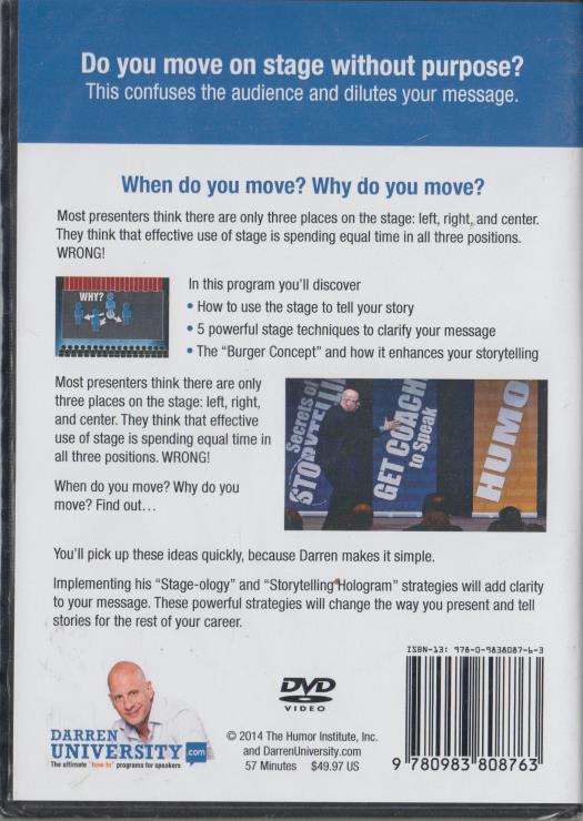 Your Stage, Your Story: How To Use It Or Confuse It! – NeverDieMedia
