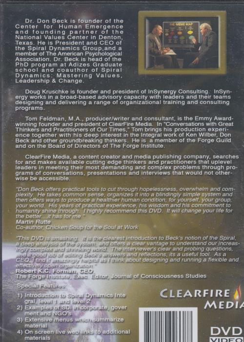 Spiral Dynamics Integral: A Challenge To Leadership With Dr. Don Beck ...