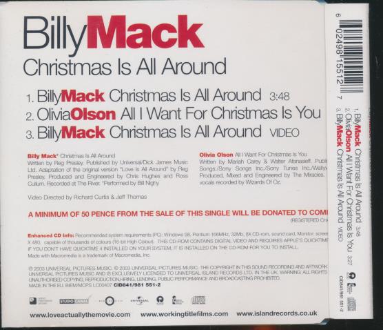 Billy Mack: Christmas Is All Around – NeverDieMedia