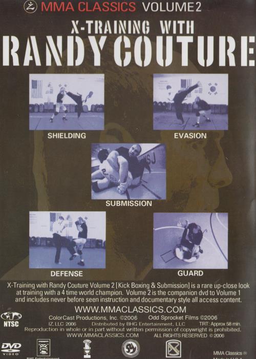 MMA Classics: X-Training With Randy Couture: Kickboxing & Submission V ...
