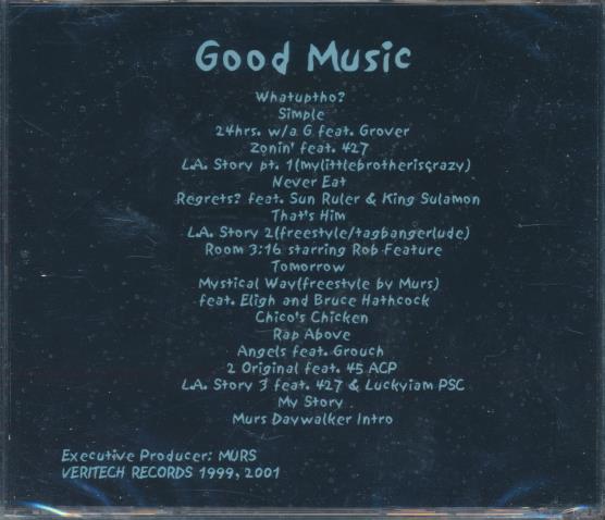 Murs: Good Music w/ Cracked Case – NeverDieMedia