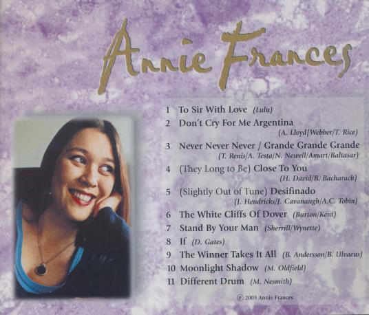 Annie Frances: Annie Frances Signed – NeverDieMedia