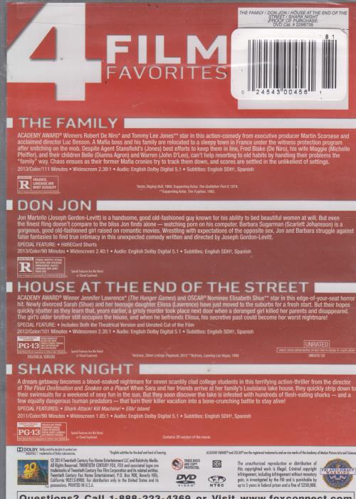 4 Film Favorites: The Family / Don Jon / House At The End Of The Stree ...