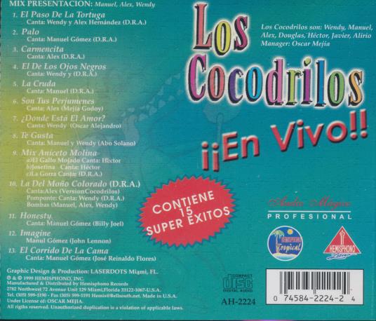 Los Cocodrilos: En Vivo!! – NeverDieMedia