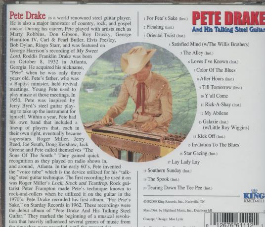 Pete Drake: For Pete's Sake – NeverDieMedia