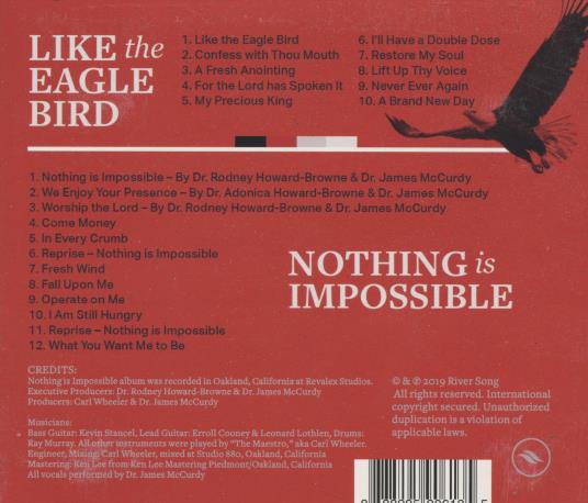 James McCurdy: Like The Eagle Bird / Nothing Is Impossible 2-Disc Set ...