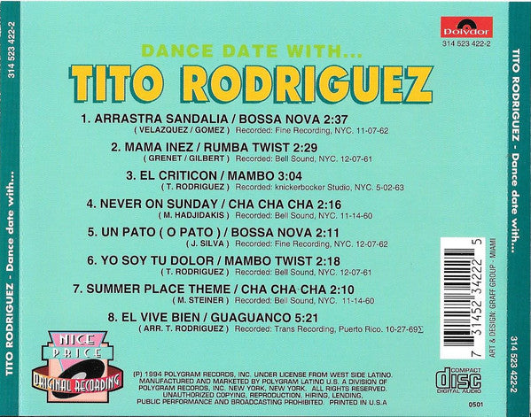 Tito Rodriguez: Dance Date With... – NeverDieMedia