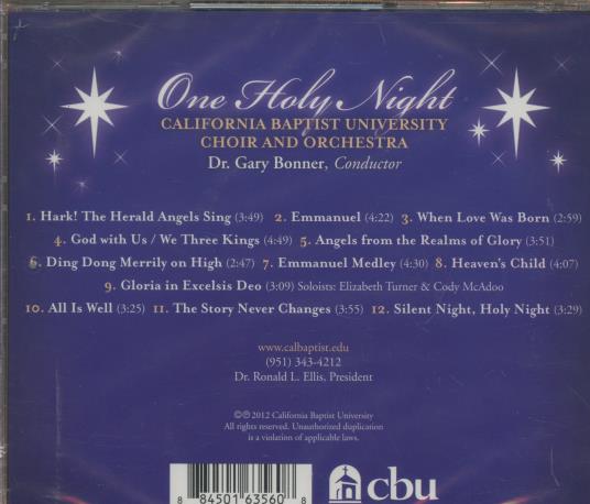 California Baptist University: One Holy Night – NeverDieMedia
