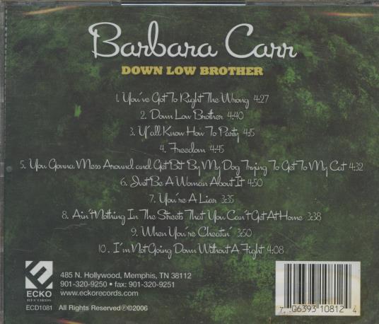 Barbara Carr: Down Low Brother – NeverDieMedia