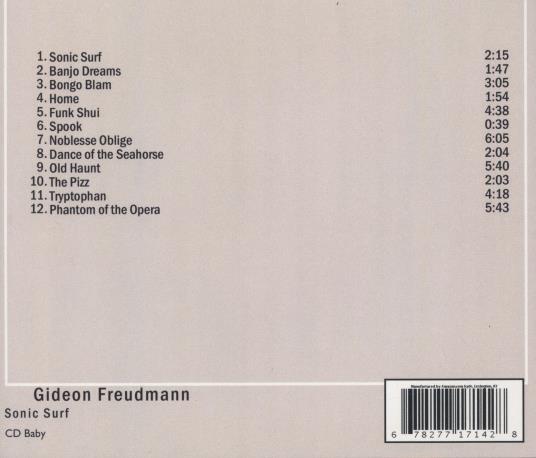 Gideon Freudmann: Sonic Surf – NeverDieMedia