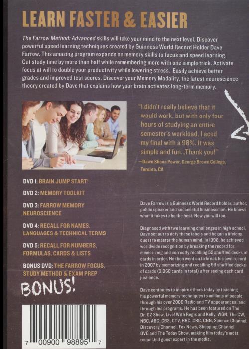 The Farrow Method: Super Memory Tools 6-Disc Set – NeverDieMedia
