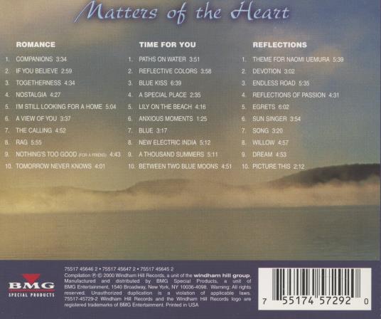 Windham Hill Classics: Matters Of The Heart 3-Disc Set – NeverDieMedia