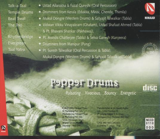 Pepper Drums: Pulsating... Vivacious... Bouncy... Energetic – NeverDieMedia