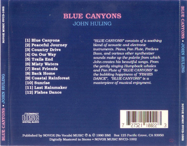 John Huling: Blue Canyons w/ Back Artwork – NeverDieMedia