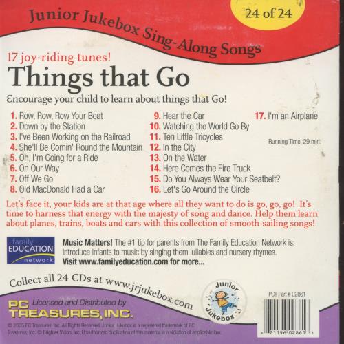 Junior Jukebox: Things That Go – NeverDieMedia