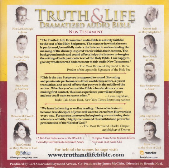 Truth & Life Dramatized Audio Bible New Testament RSV-CE 18-Disc Set ...