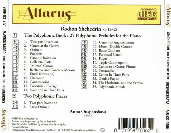 Rodion Shchedrin: The Polyphonic Book – NeverDieMedia