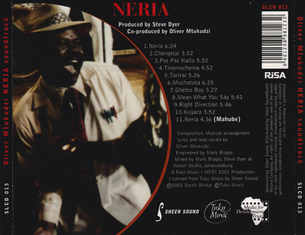 Oliver Mtukudzi: Neria Soundtrack – NeverDieMedia