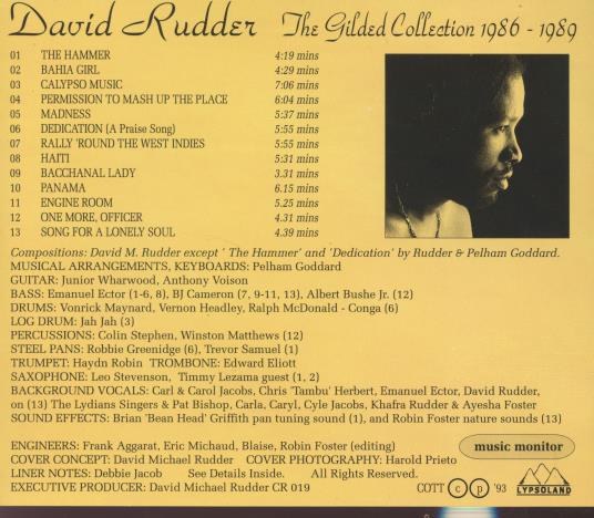 David Rudder: The Gilded Collection 1986-1989 – NeverDieMedia