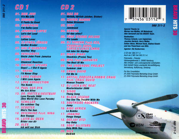 Bravo Hits 30 2-Disc Set – NeverDieMedia