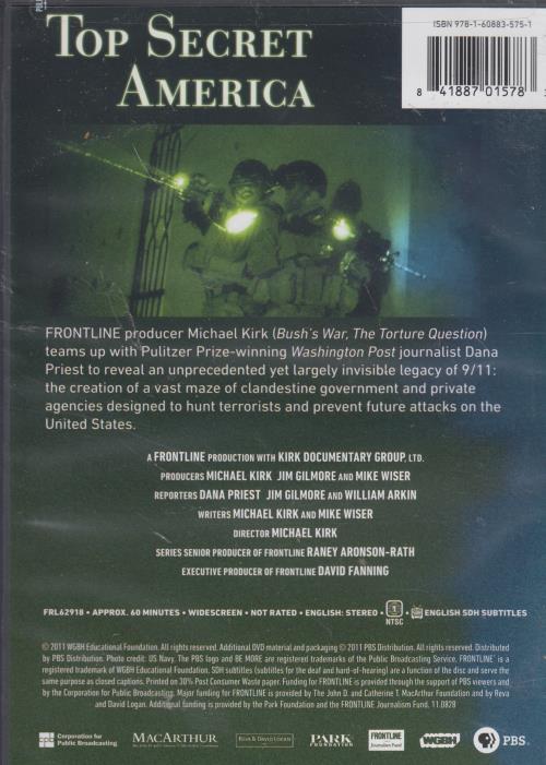 Frontline: Top Secret America: The Hidden Legacy Of 9/11 – NeverDieMedia