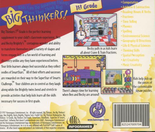 Big Thinkers: First Grade – NeverDieMedia