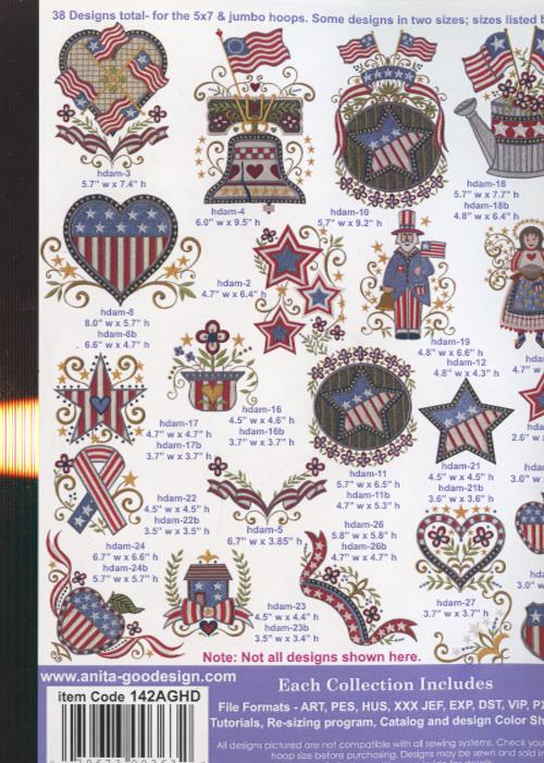 Anita Goodesign Full Collection: Americana – NeverDieMedia