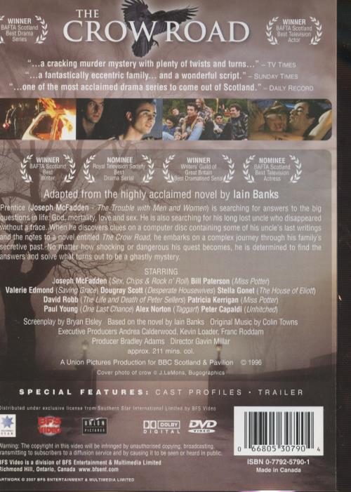 The Crow Road 2-Disc Set – NeverDieMedia