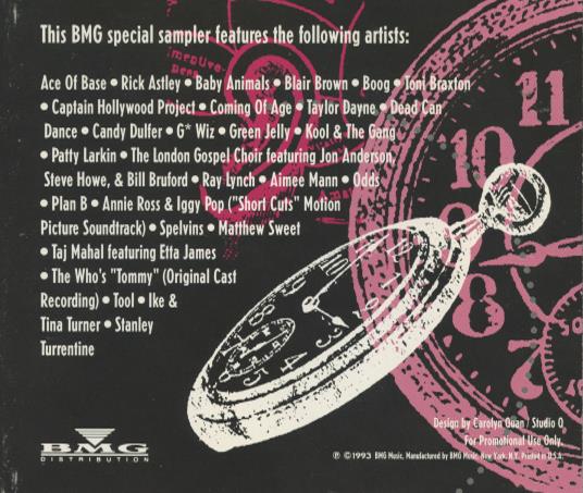 It's BMG Time: Double CD Sampler Promo 2-Disc Set – NeverDieMedia