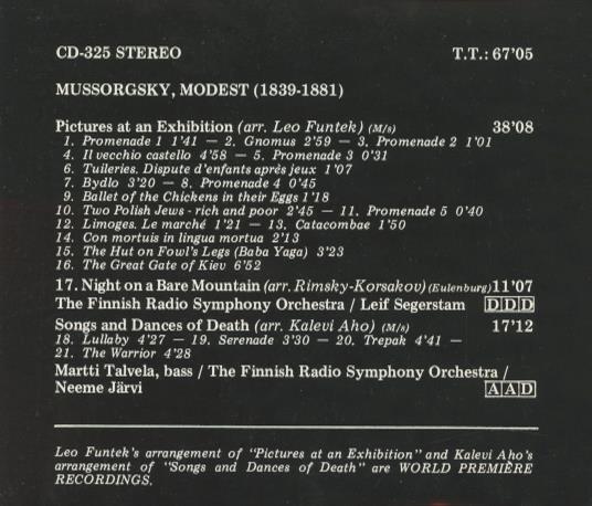 Modest Mussorgsky: Pictures At An Exhibition – NeverDieMedia