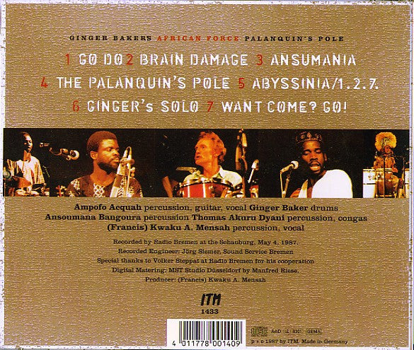 Ginger Baker's African Force: Palanquin's Pole – NeverDieMedia