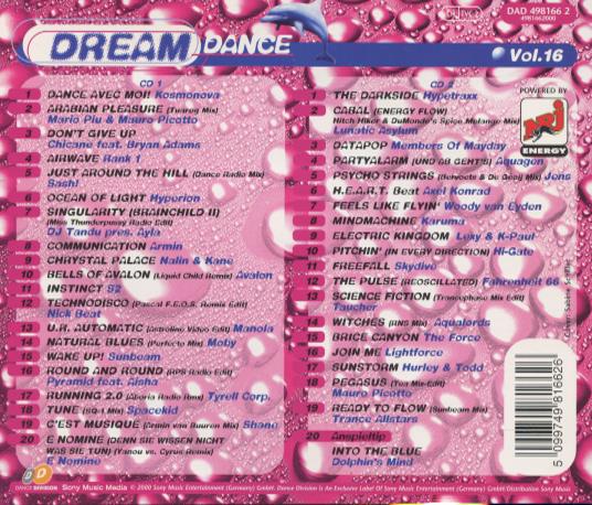 Dream Dance Vol. 16 2-Disc Set – NeverDieMedia