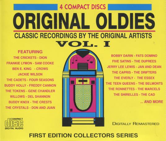 Original Oldies Vol. 1 First Edition Collectors 4-Disc Set – NeverDieMedia