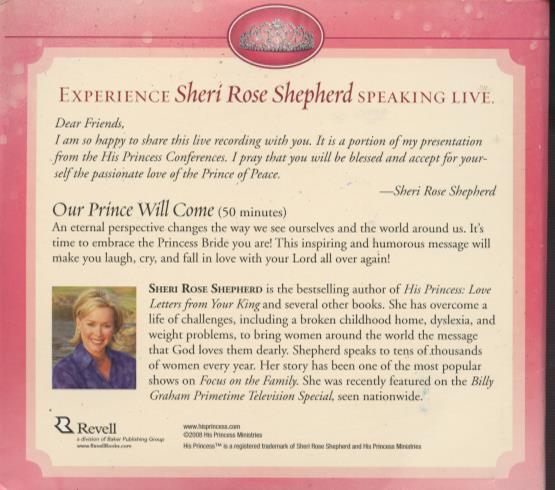 His Princess Bride: Love Letters From Your Prince: Live Conference Rec ...
