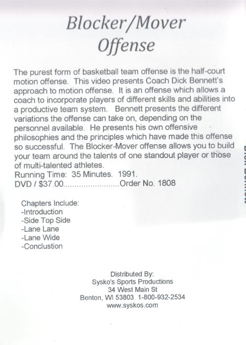 Blocker/Mover Offense – NeverDieMedia