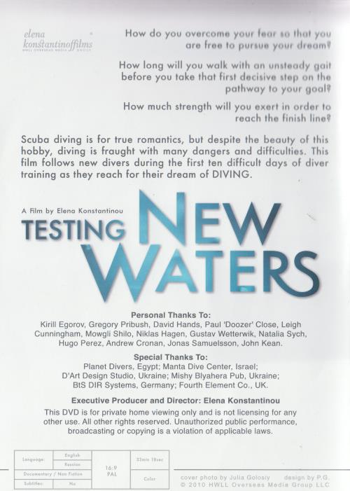 Testing New Waters: The True Story Of Reaching Me Underwater Dream PAL ...