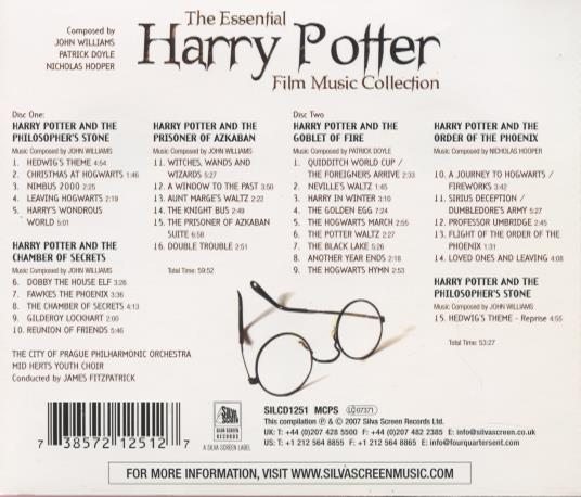 The Essential Harry Potter Film Music Collection 2-Disc Set – NeverDieMedia