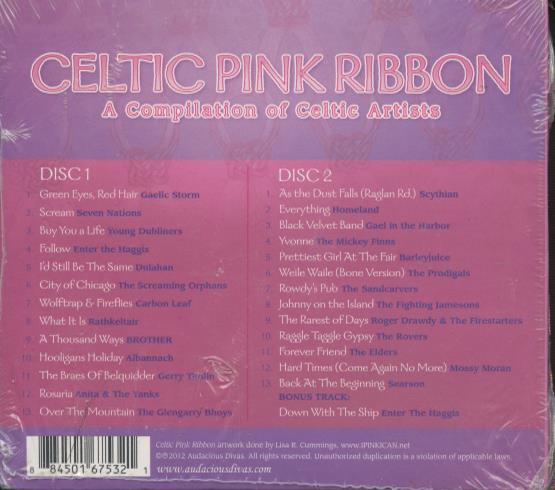 Celtic Pink Ribbon: A Compilation Of Celtic Artists 2-Disc Set ...