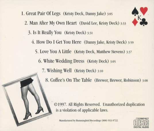 Kristy Deck: Great Pair Of Legs Signed – NeverDieMedia